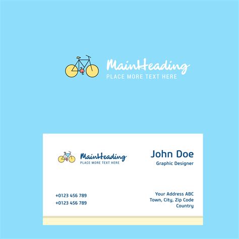 Cycle Logo Design With Business Card Template Elegant Corporate