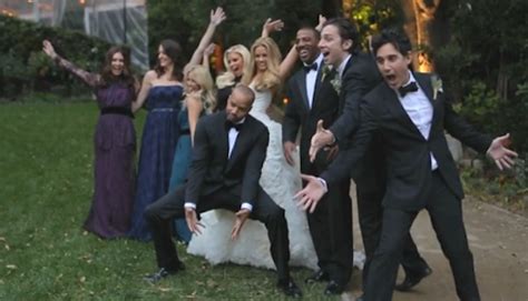 Donald Faison Cacee Cobb Wedding Video Zach Braff Jessica Simpson