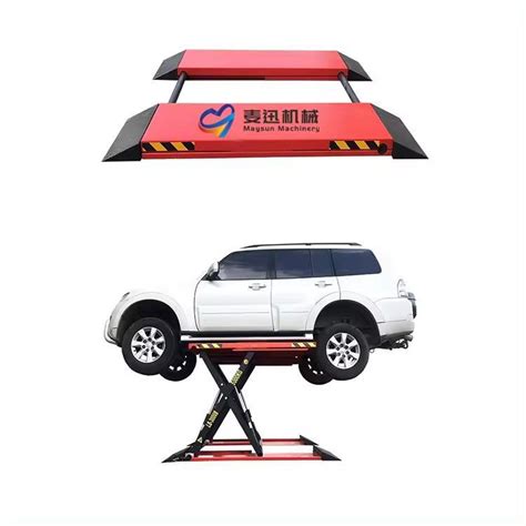 Car Electric Mobile Hydraulic Mid Rise Scissor Lift Table Platform For