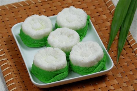 Putu Ayu Cake Stock Image Image Of Indonesian Green 243533047
