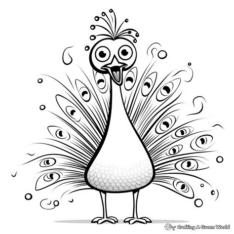 Printable Peacock Coloring Pages 2025