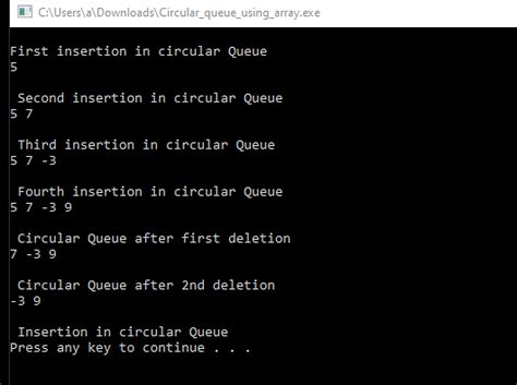 Queue Implementation Using Circular Array Part 2 Youtube