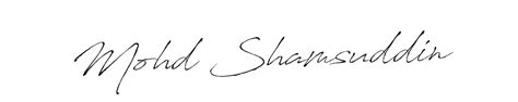 97 Mohd Shamsuddin Name Signature Style Ideas Super Autograph