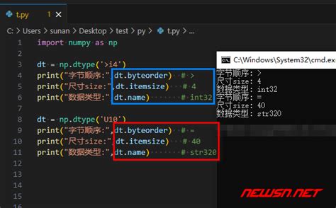 初步分析ndarray类型变量的dtype属性，u10表示什么意思？