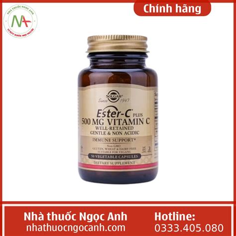 Ester C Plus 500 Mg Vitamin C Có Tác Dụng Gì Có Tốt Không Giá Bao Nhiêu