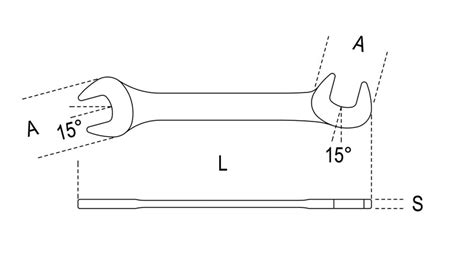 Open End Wrench Drawing At Explore Collection Of