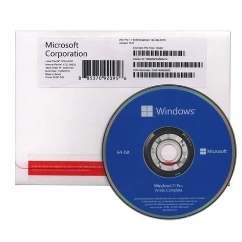 Windows 11 Pro 64 Bit Brazil Fqc 10520 Fpp C Nfe Shopee Brasil