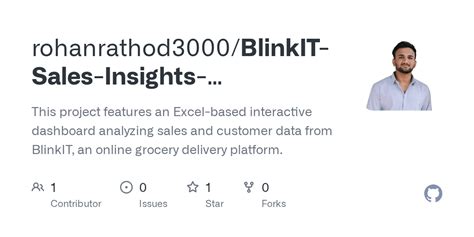 Github Rohanrathod3000blinkit Sales Insights Dashboard This Project Features An Excel Based