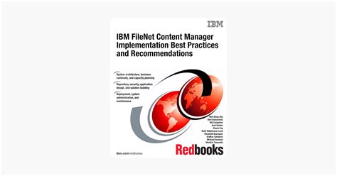 IBM FileNet Content Manager Implementation Best Practices And Recommendations On Apple Books