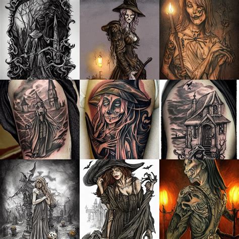Graveyard Background Tattoo