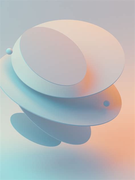 3d Render Wallpaper 4k Gradient Background