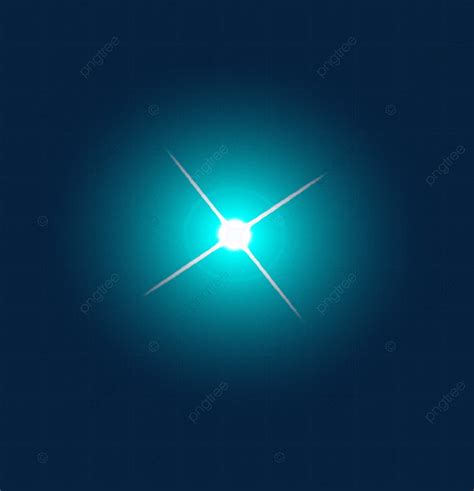 Light Source Png Picture Blue Light Source Effect Element Blue