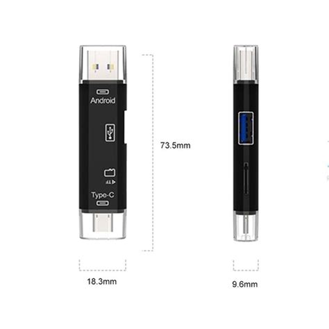 5 In 1 다기능 Usb 30 유형 C Usb 마이크로 Usb Sd Tf 메모리 카드 리더 Otg 카드 리더 어댑터 포함