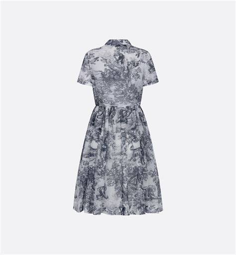 Robe Chemise Mi Longue Dioriviera Mousseline De Coton à Motif Toile De