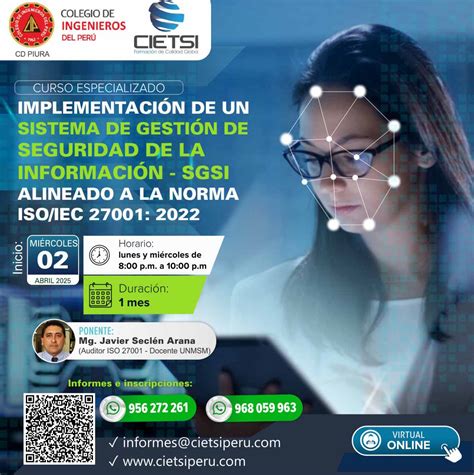 Curso Especializado ImplementaciÓn Del Sistema De GestiÓn De Seguridad