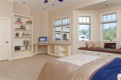 Master Bedrooms With Built In Desk Designs And Ideas Decor Or Design