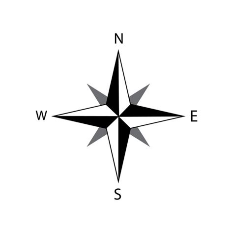 Premium Vector Compass Icon Logo Vector Design Template