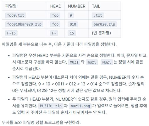[kakao] [3차] 파일명 정렬 python