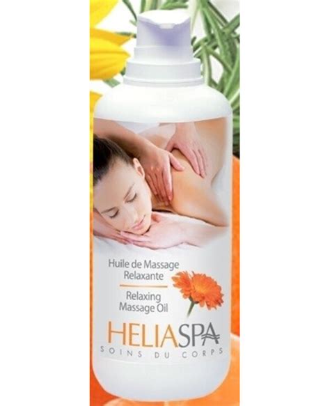 Heliabrine Relaxing Massage Oil Satin Heliaslim Relaxing Massage Oil