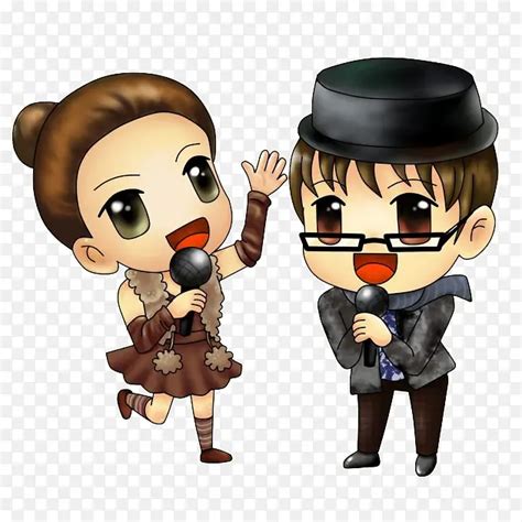 卡通男女小主持人png图片素材下载图片编号8873177 Png素材网