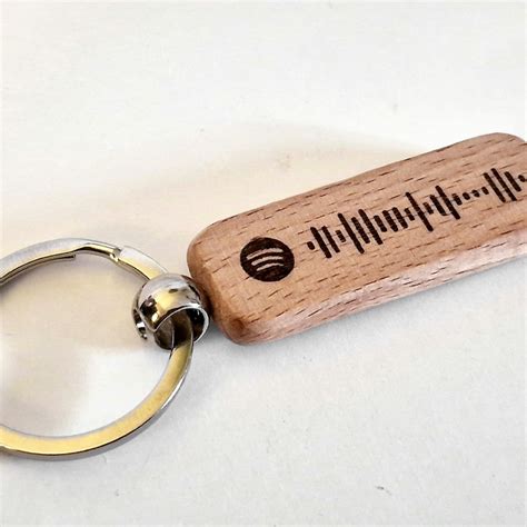 The Weeknd Spotify Code Keyring Laser Engraved Etsy