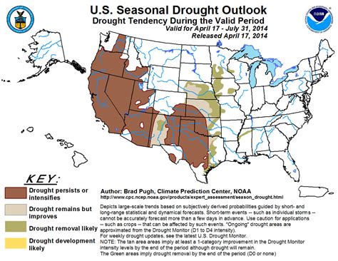 Noaa Data Snapshots Drought Outlook For May 2014 Codrought Coyote Gulch