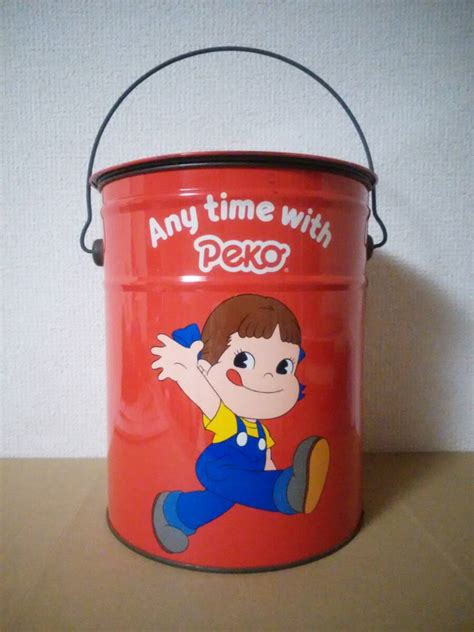 【傷や汚れあり】ペコちゃん ブリキ缶 ペール缶 バケツ 不二家の落札情報詳細 Yahooオークション落札価格検索 オークフリー
