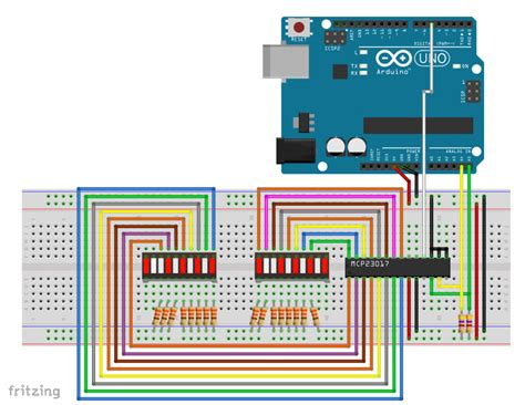 Portexpander MCP23017 Wolles Elektronikkiste