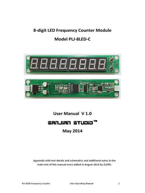 Plj 8led Manual Translation En Pdf Hertz Field Effect Transistor