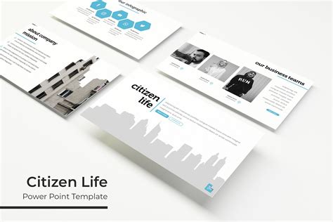 Citizen Life Power Point Template Graphic By Ian Mikraz Creative Fabrica
