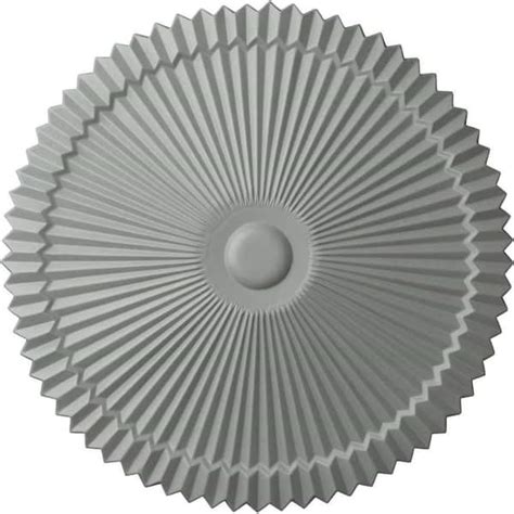 Ekena Millwork 20 5 8 In Od X 2 3 8 In P Elena Ceiling Medallion Cm20el The Home Depot