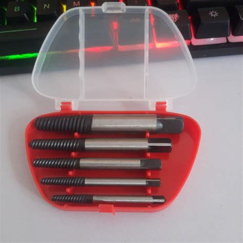 Jual Mata Bor Pembuka Baut Rusak Patah Mata Tap Drat 5 Pcs Screw Bolt