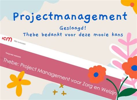 Projectmanagement Voor Zorg En Welzijn Klinkt Interessant En Ja Dat Was… Ellen Van Gorp Oomen