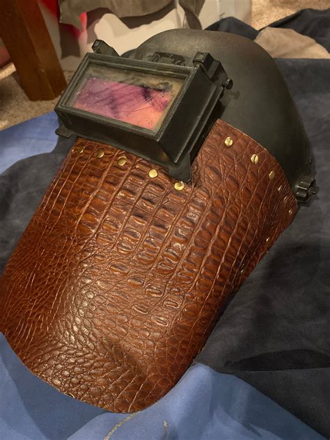 Welding Helmet With Leather At Victoria Brownlee Blog
