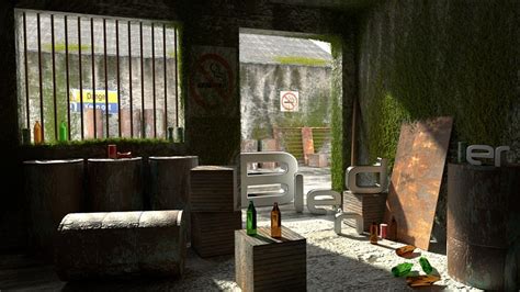 Intérieur De La Grange Modèle 3d Gratuit Sur