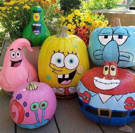 Spongebob Pumpkins By Cyanpass123 On Deviantart