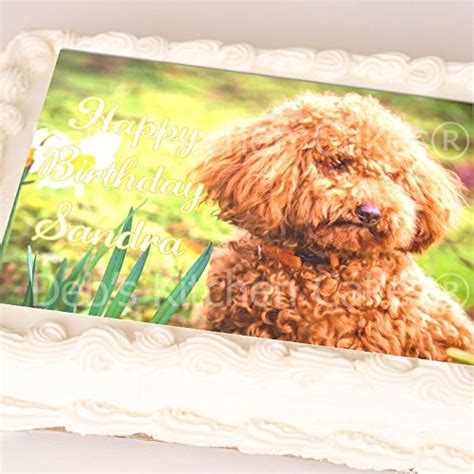 Cockapoo Cake Topper Personalised Cute Cockerpoo Cake Decoration