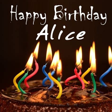 50 Best Happy Birthday Alice Images 2026 S And Greeting Cards Birthday Cakes 2026