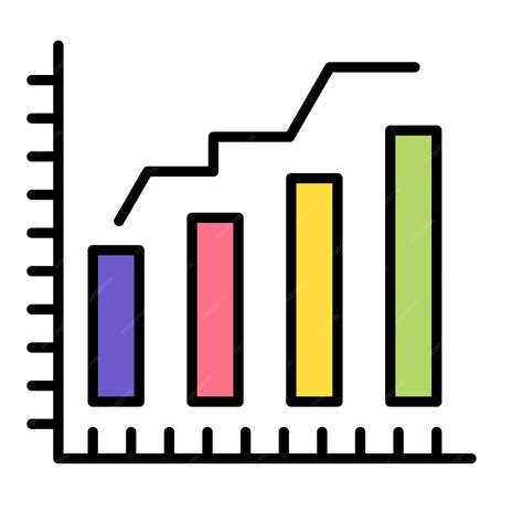 Premium Vector Graph Flat Illustration