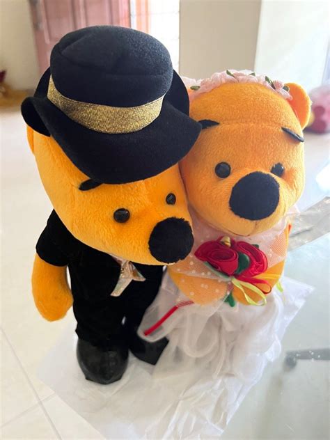 Winnie The Pooh Couple In Wedding Suits Womens Fashion Watches