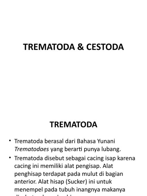 Trematoda Pdf