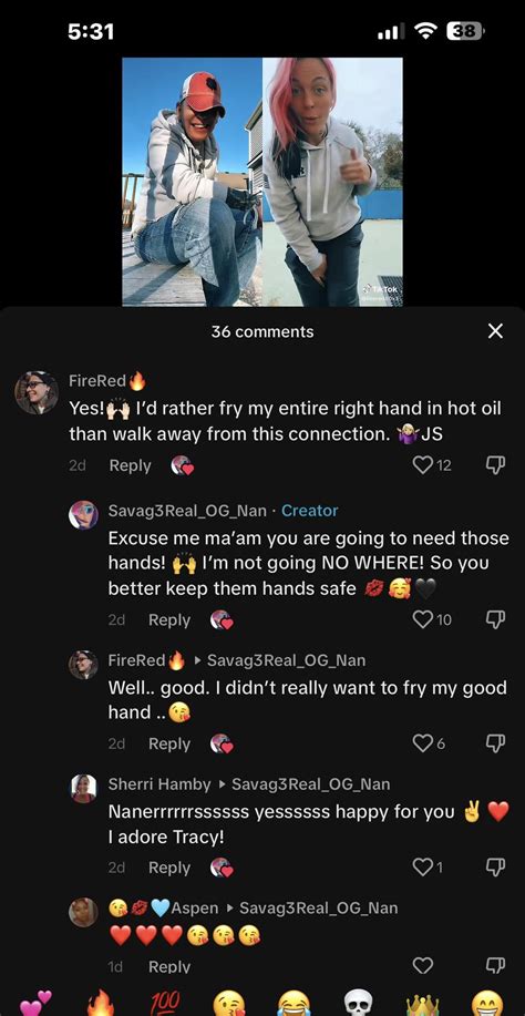 Nan And Fire Red R Lesbiantiktokdrama