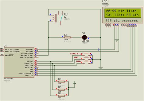Digital Count Down Timer Circuit And Project Using Pic Microcontroller