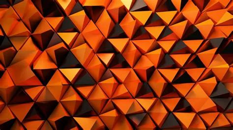 Assorted Triangular Patterns In 3d Rendering Background Origami
