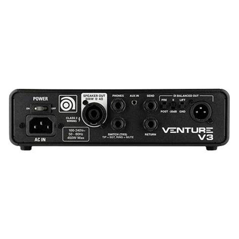 Ampeg Venture V3 300w Bass Solid State Amp Head Guitarguitar