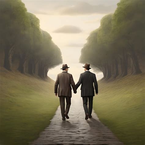 Two Men Holding Hands One Holding Hands And The Other Holding Hands