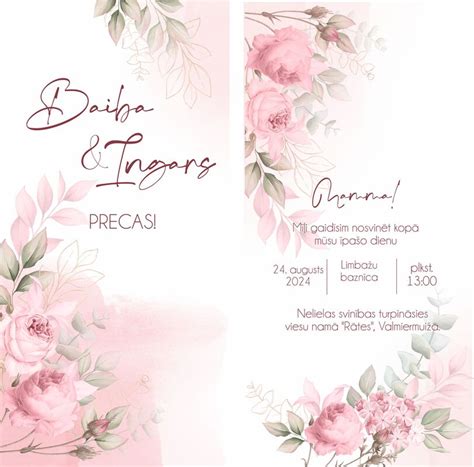 Kāzu Ielūgumi Ozollapas Dizaina Darbnica