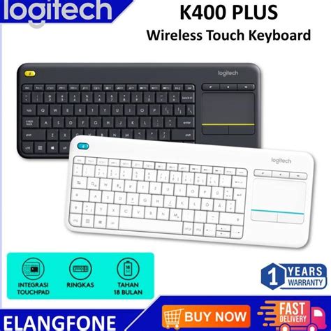 Jual Logitech K400 Plus Wireless Touchpad Keyboard Shopee Indonesia
