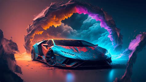 Lambo Digital Print Etsy
