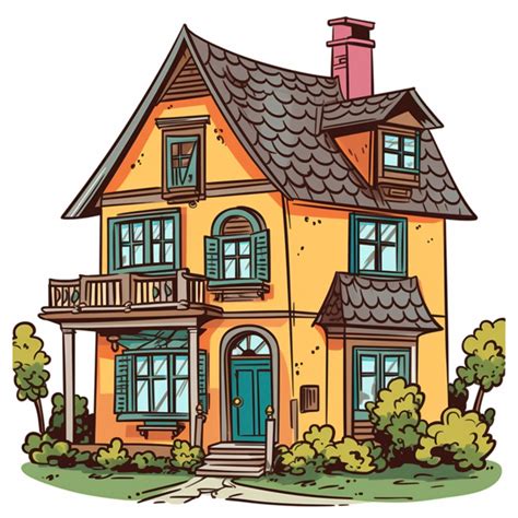 Free Colorful House Clipart Collection Elevate Your Creative Projects